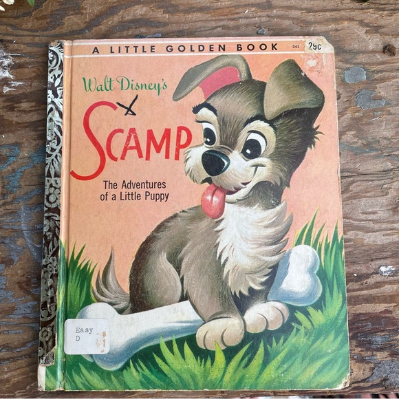 Disney | Other | 957 Walt Disney Scamp Book Childrens Reading Book ...